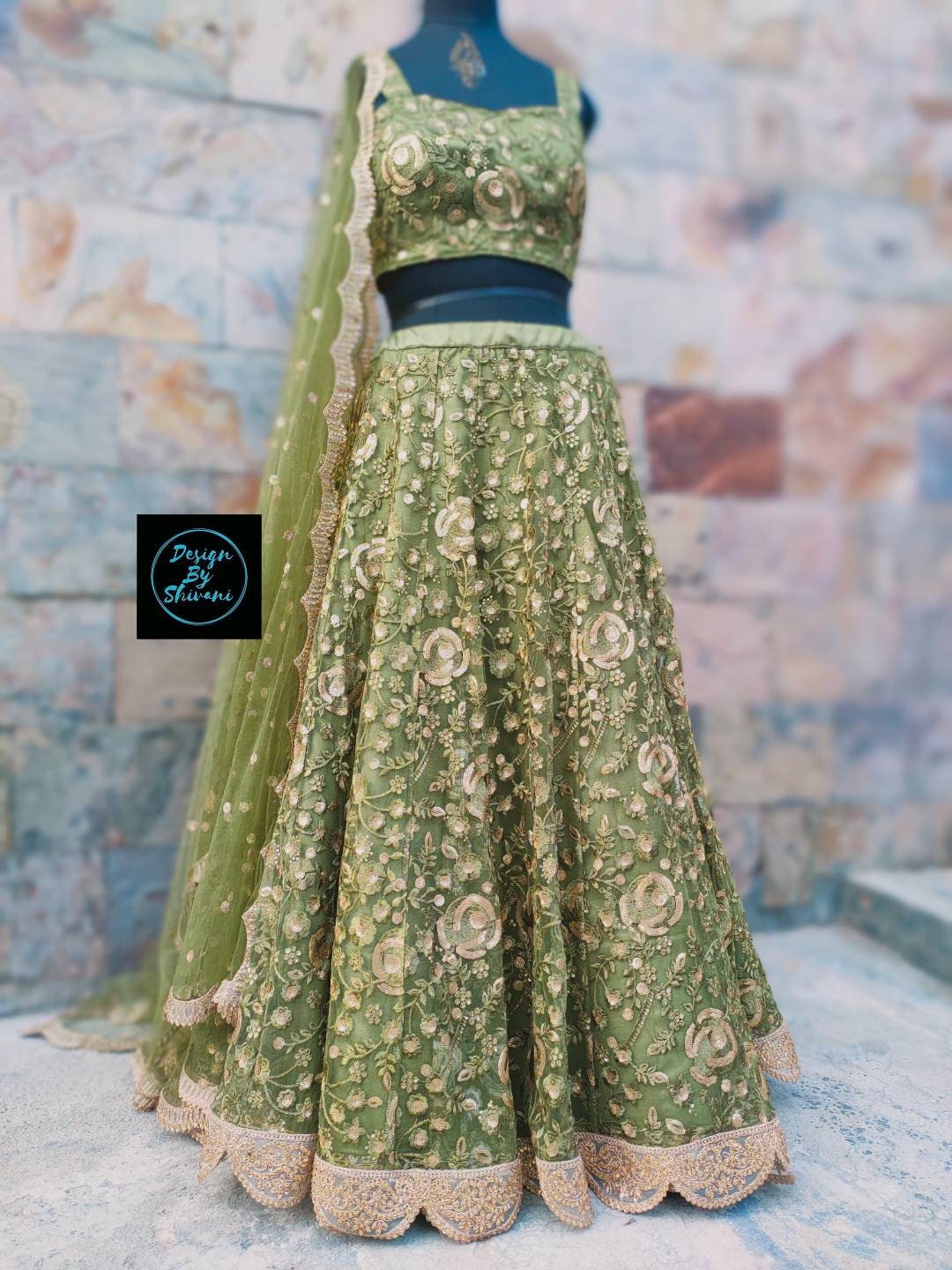 Ceremony Lehenga Engagement Cocktail Reception Lehenga - Etsy