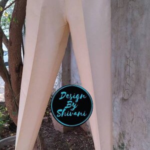 Ivory Silk Pants/ Ivory Trousers/ Dinner Trousers/ Party Wear Trousers ...