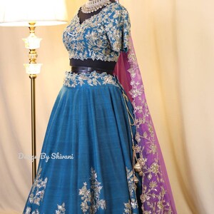 Anusha Reddy Bridal Lehenga/ Bridesmaid Lehenga Choli/ Chaniya Choli ...