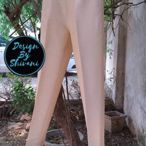 Ivory Silk Pants/ Ivory Trousers/ Dinner Trousers/ Party Wear Trousers ...