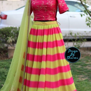 Haldi Lehenga/sangeet Lehenga/mehendi Lehenga/mehendi Outfit/lehenga ...
