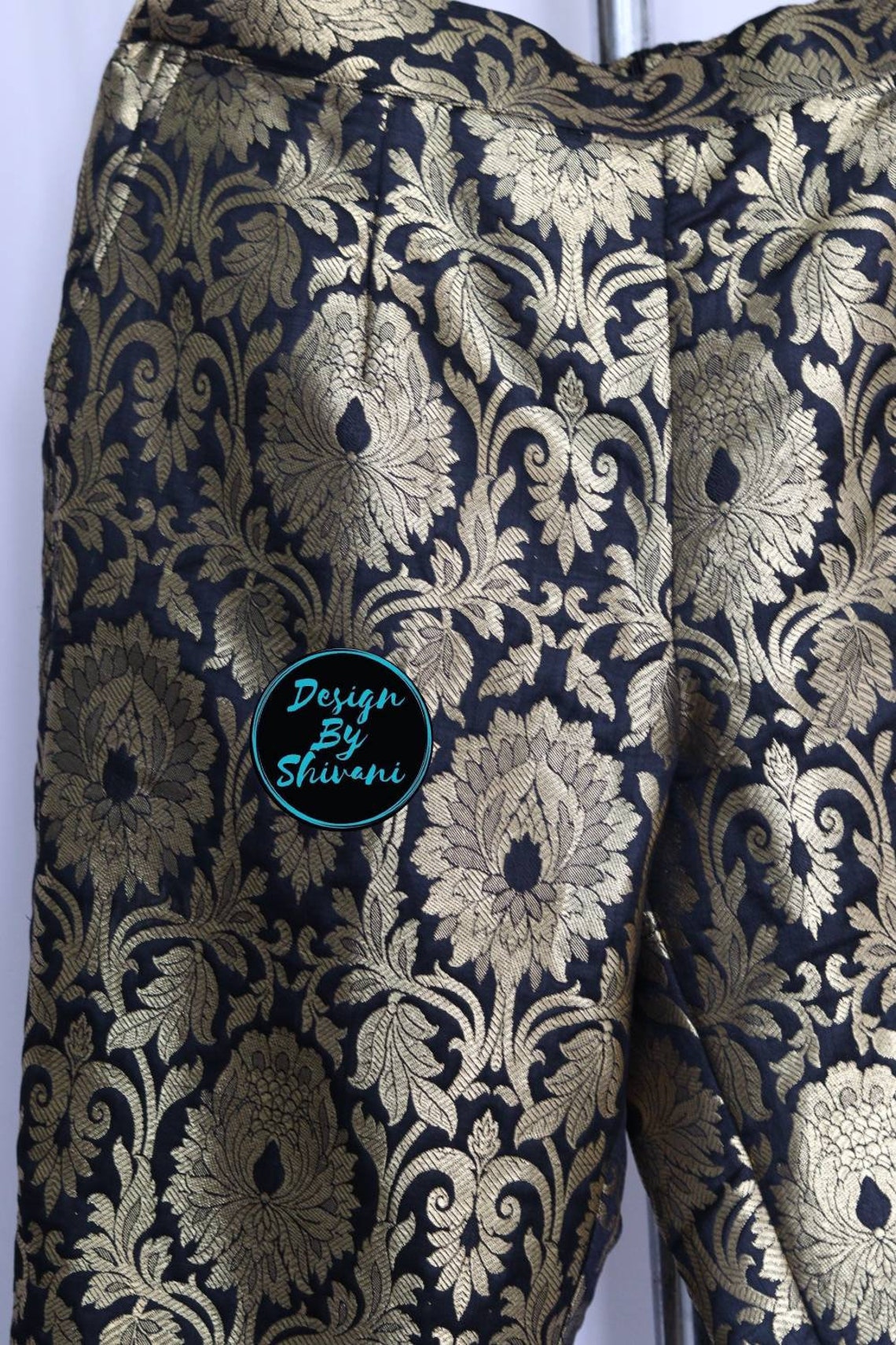 Stylish Brocade Pants for Women Matching Combo Set Party Wear - Etsy