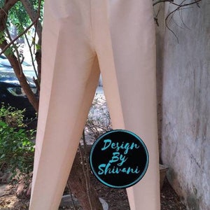 Ivory Silk Pants/ Ivory Trousers/ Dinner Trousers/ Party Wear Trousers ...