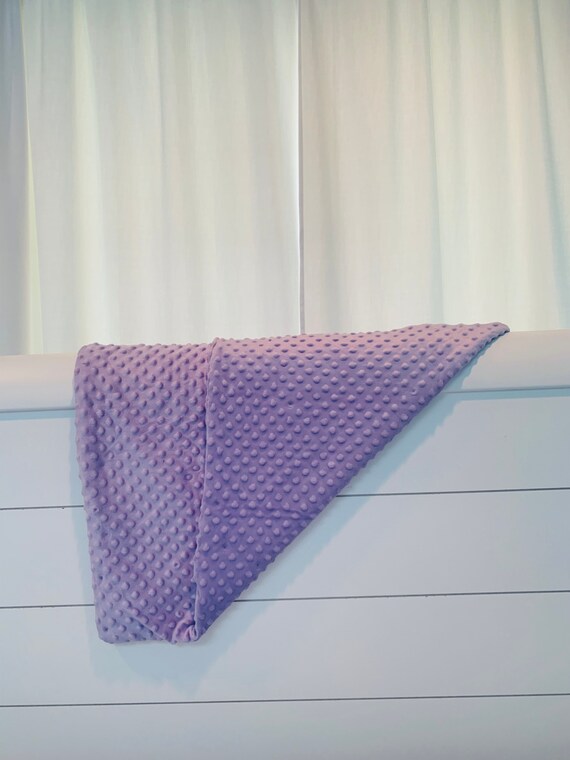 28x28 Soft baby blanket shell pink teal or lilac | Etsy