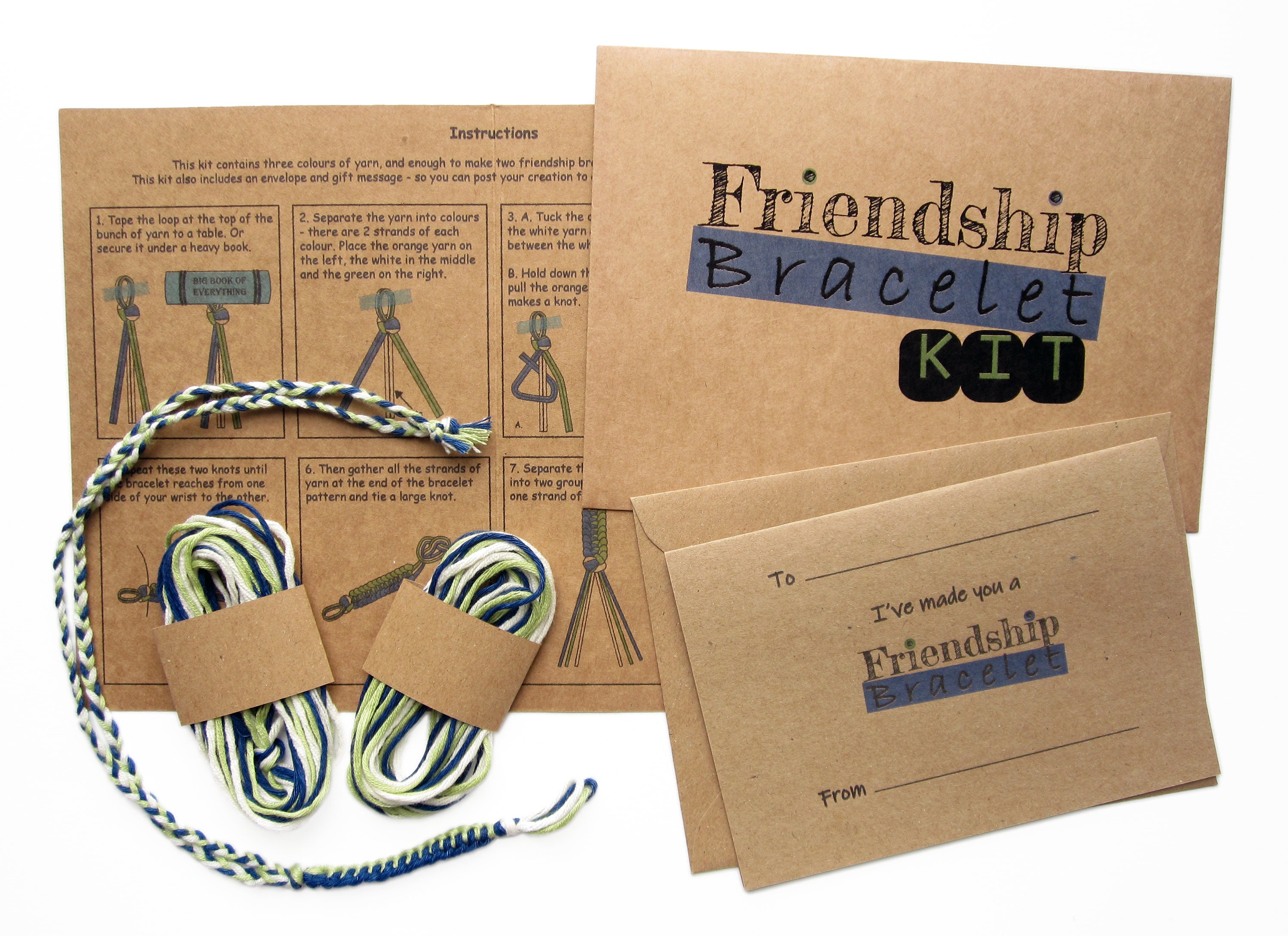 Friendship Bracelet Kit/craft Kit for Kids/ DIY Bracelet Making Kit ...