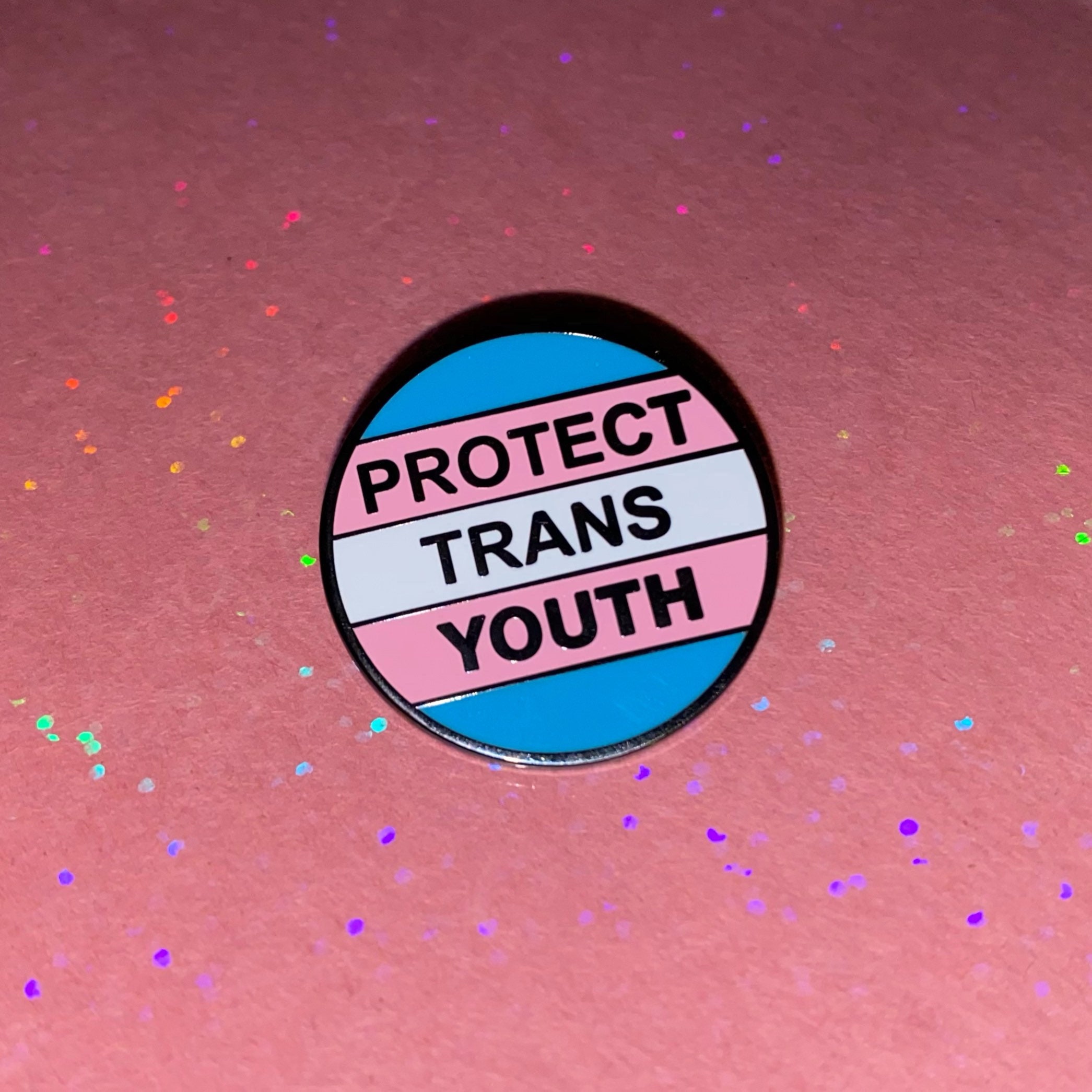 Protect Trans Youth Hard Enamel Pin - Etsy