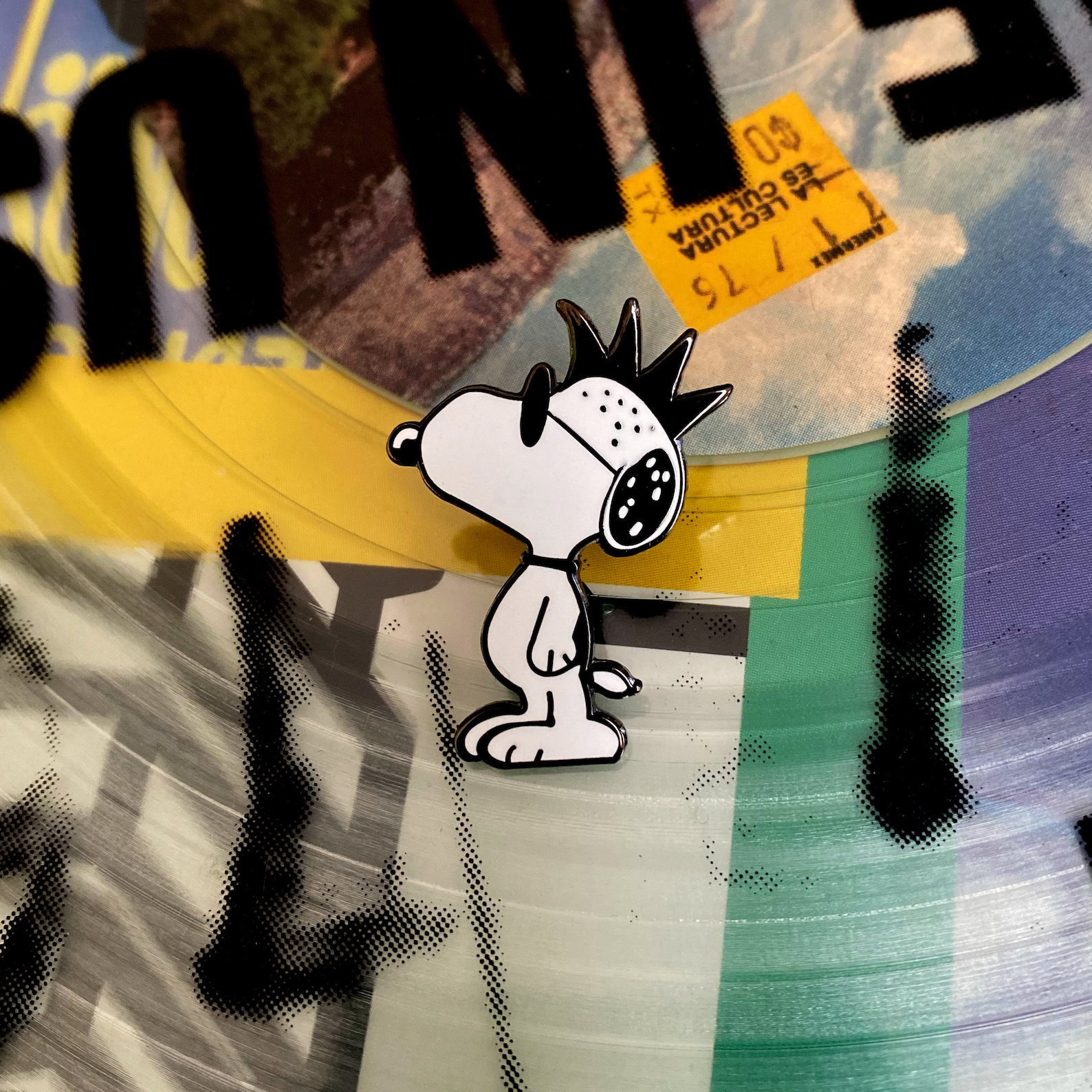 Punk Snoopy Hard Enamel Pins - Etsy
