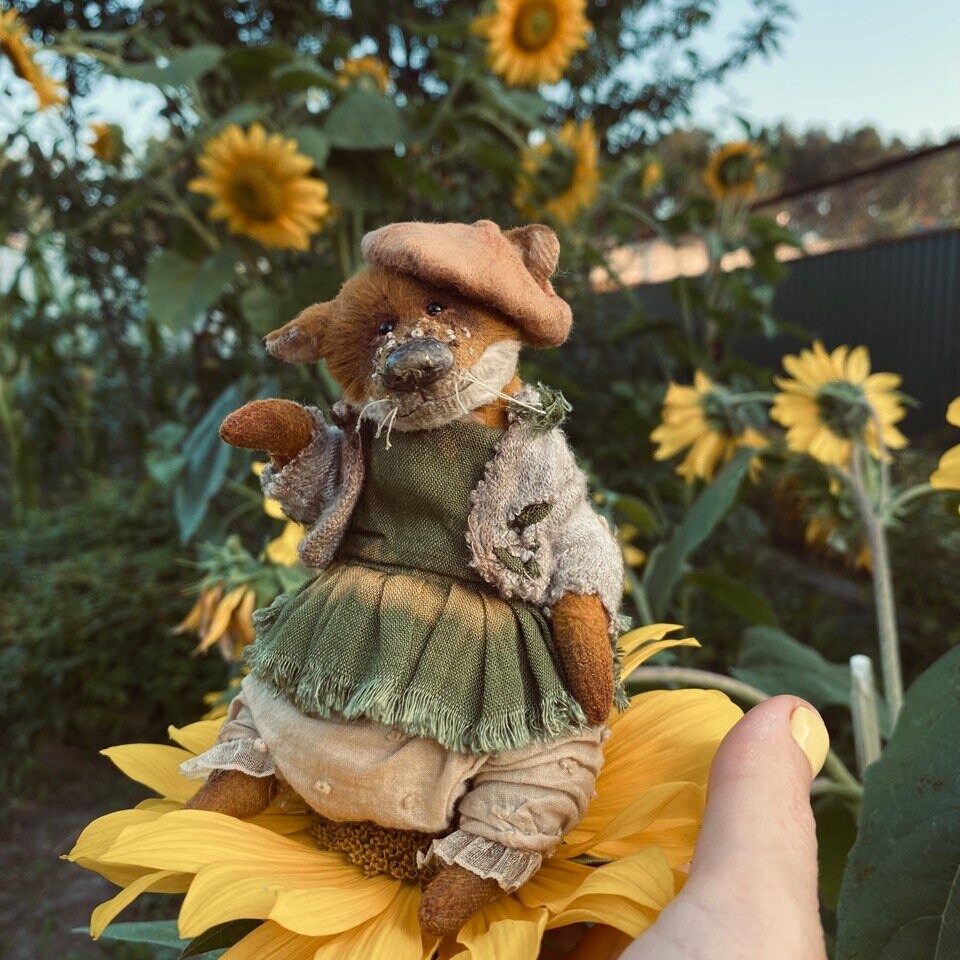 Red Fox. Collectible Plush Fox. Lady Fox. A Gift for a Fox - Etsy