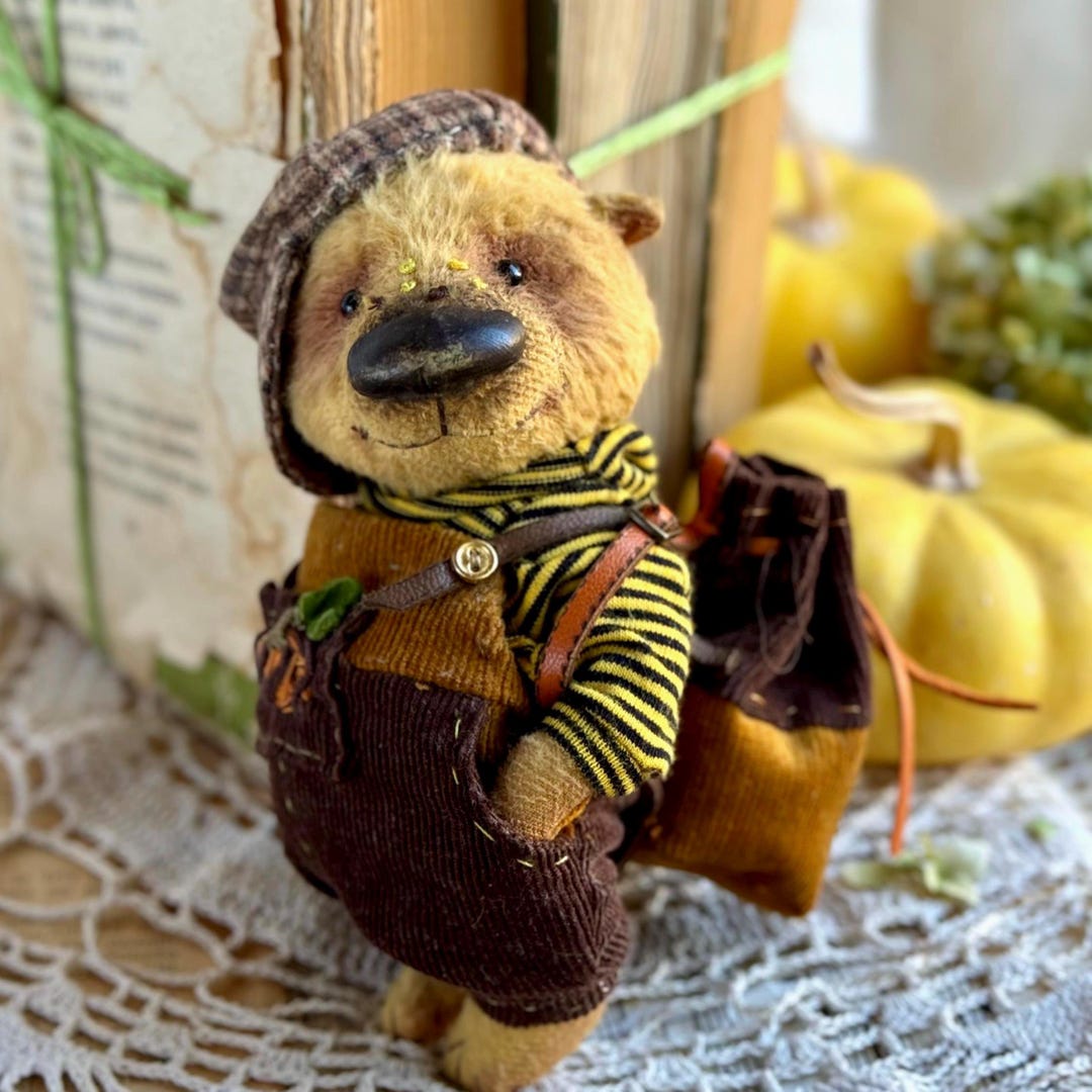 Artistic Teddy Bear. OOAK Bear - Sawdust Stuffed, Teddy Bear Teddy, 5 ...