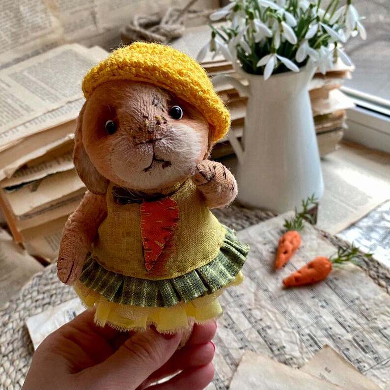 Cute Girl Rabbit. Collectible Plush Bunny. Vintage Plush - Etsy