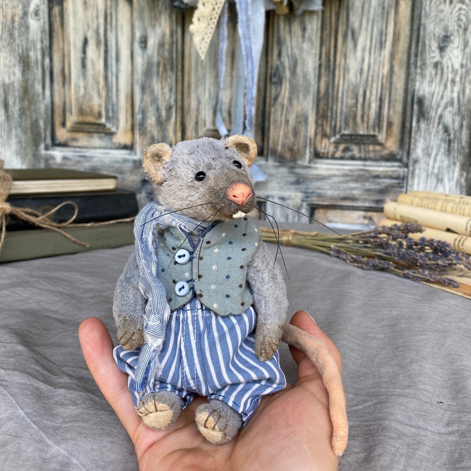 Gray Teddy Rat 6 Inches Collection Teddy Rat. Vintage Plush - Etsy