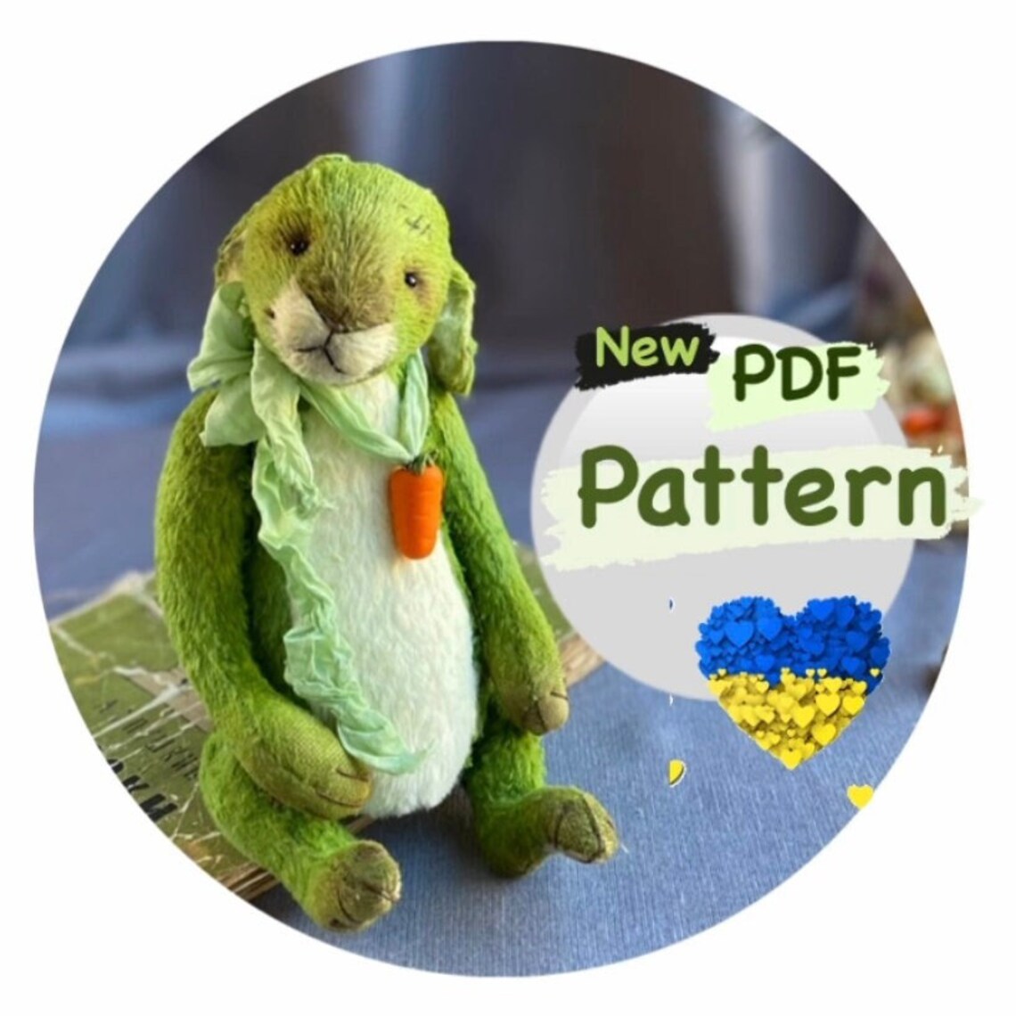 Easter Bunny Pattern. Pdf Pattern for Sewing a Spring Bunny. - Etsy