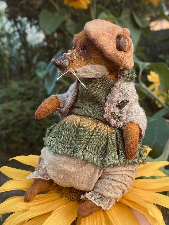 Red Fox. Collectible Plush Fox. Lady Fox. A Gift for a Fox - Etsy