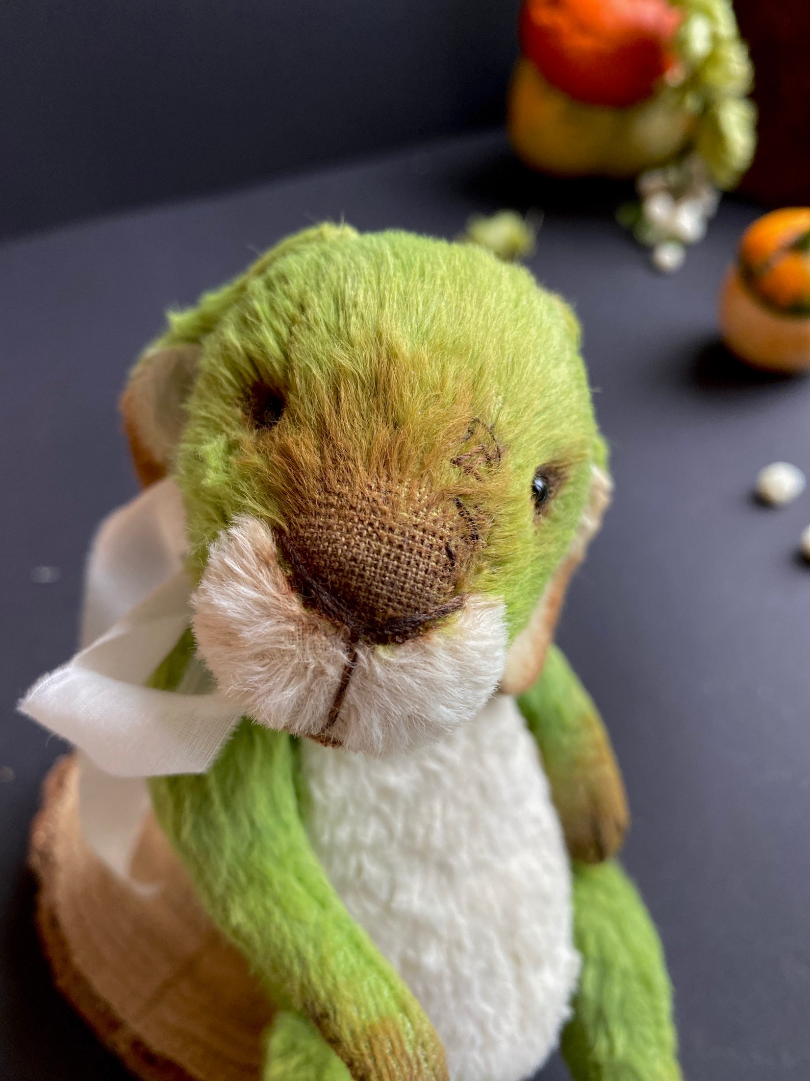 Green teddy rabbit collection teddy rabbit. Vintage plush | Etsy