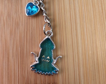 Cute Squid Keychain - Etsy