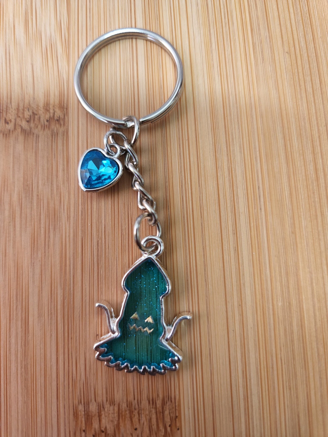 Resin Squid Keychain - Etsy