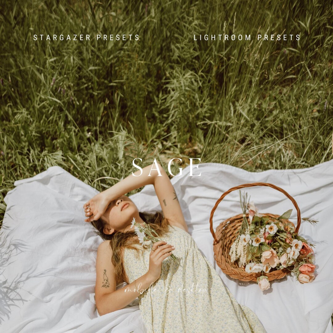 SAGE GREEN Lightroom Presets, Moody Photo Filters, Fashion Blogger Presets, Lifestyle Presets ...