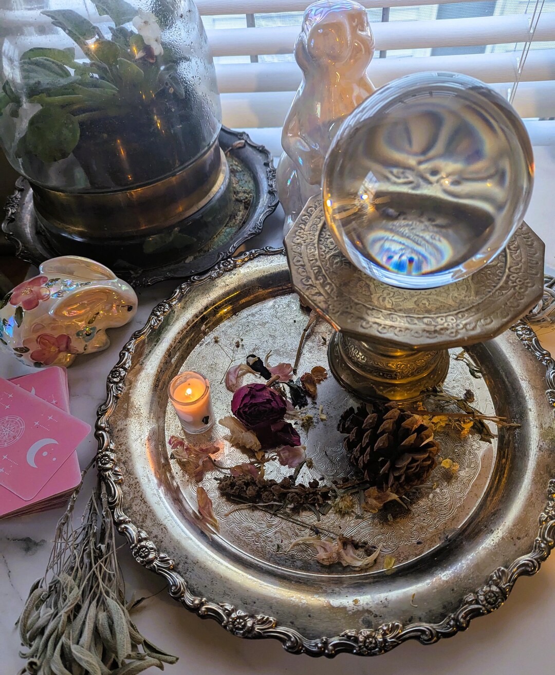 Vintage Witch Ritual Divination Tray - Etsy