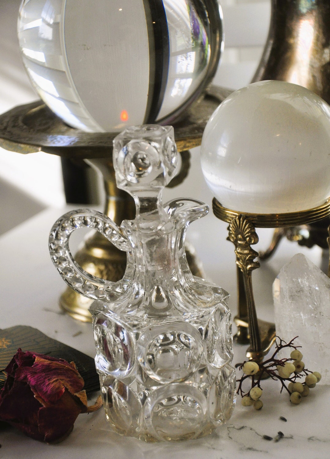 Vintage Witch Sacred Oil Potion Bottle - Etsy