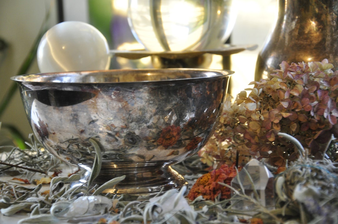 Vintage Witch 8" Spell Casting Ritual Dish - Etsy