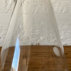 Large Vintage Pyrex Glass Erlenmeyer Flask, Retro Laboratory Glass ...