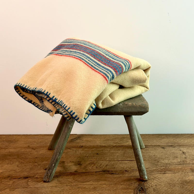 Striped Wool Blanket - Etsy