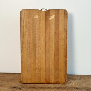 Antique Shannon Two-hole Wooden Hanging Clipboard With Attached Punch ...