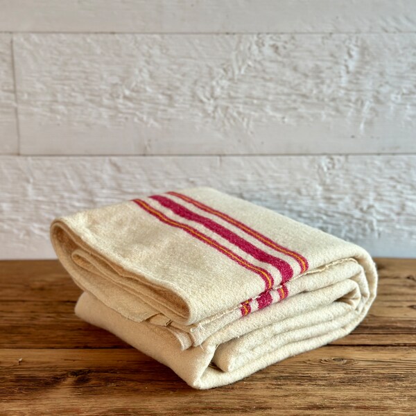 Striped Wool Blanket - Etsy