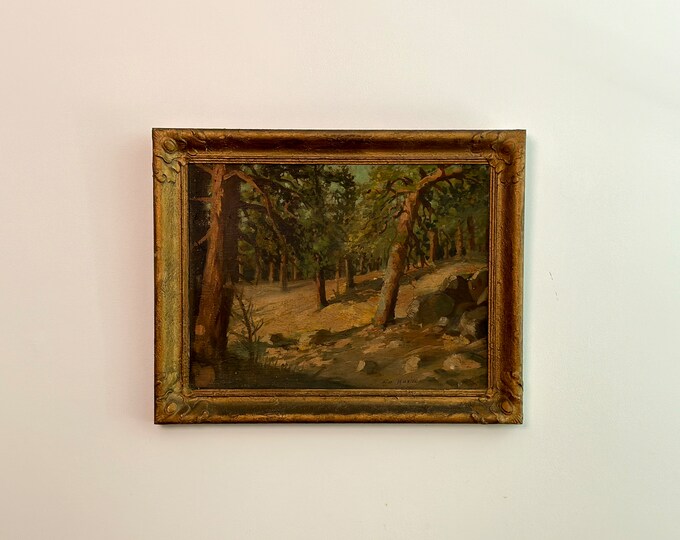 Antique Original Landscape Oil Painting by Canadian Artist Alexander ...