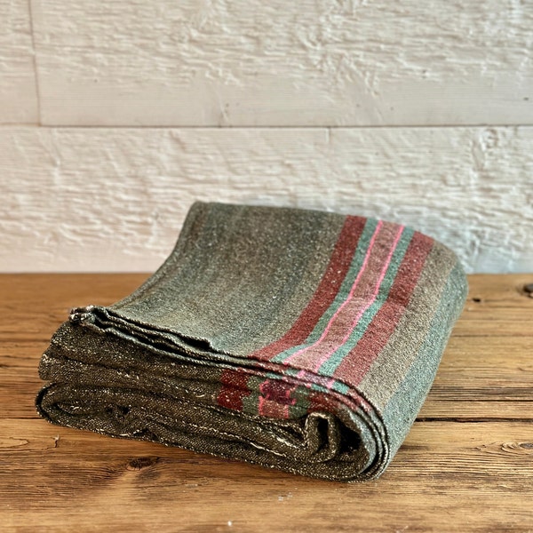 Striped Wool Blanket - Etsy