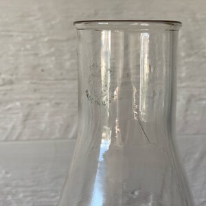Large Vintage Pyrex Glass Erlenmeyer Flask, Retro Laboratory Glass ...
