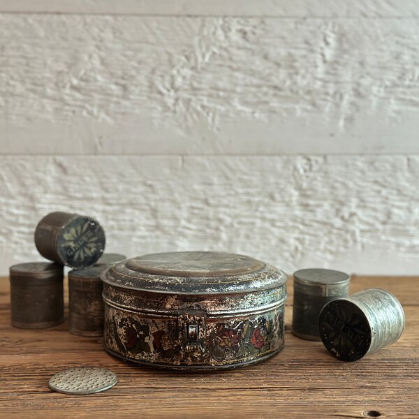Antique Spice Box - Etsy