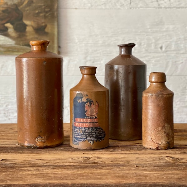 Antique Ink Bottle - Etsy