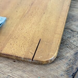 Antique Shannon Two-hole Wooden Hanging Clipboard With Attached Punch ...