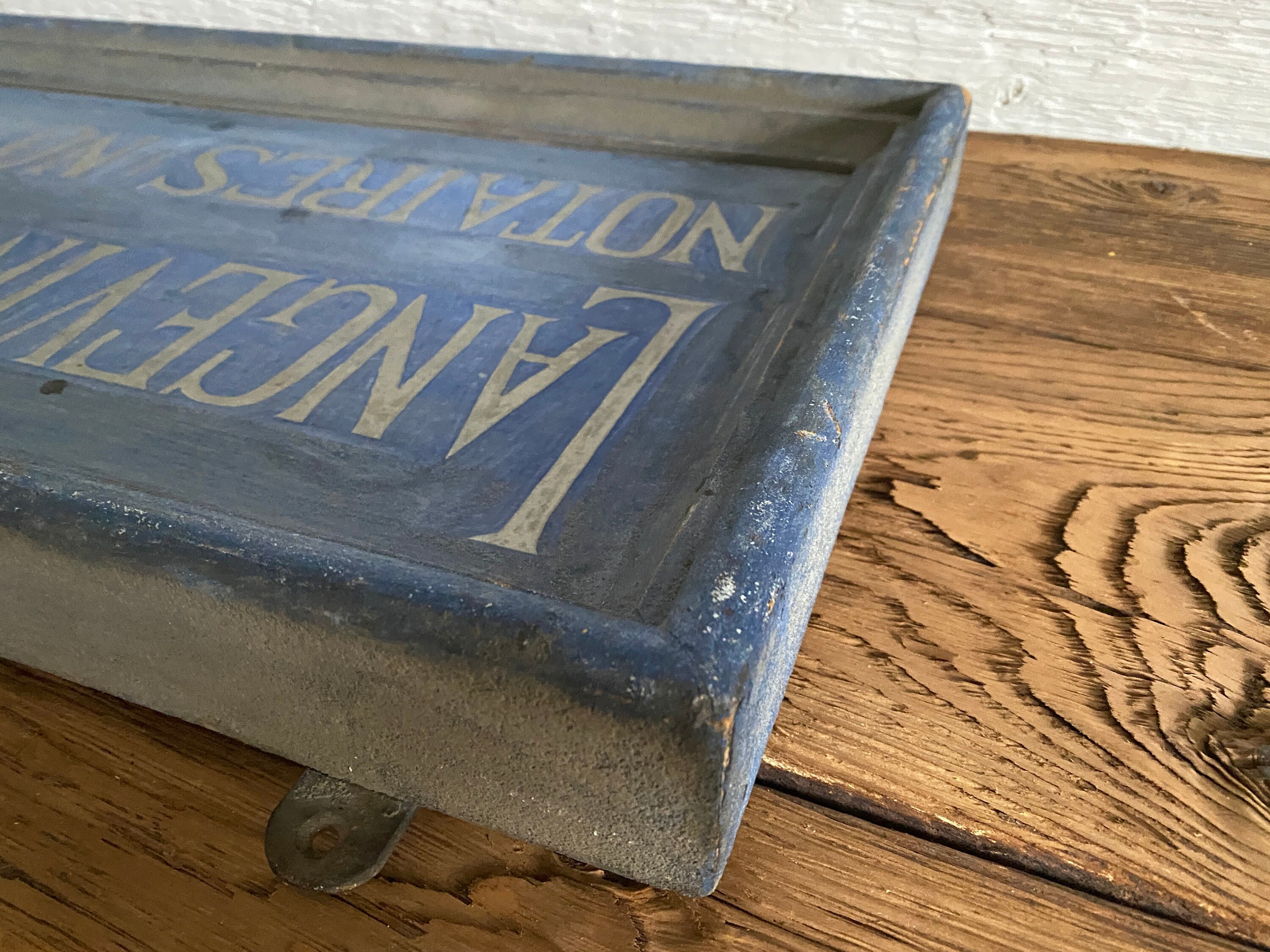 Antique Wooden Trade Sign Hand-painted Notary Sign From | Etsy