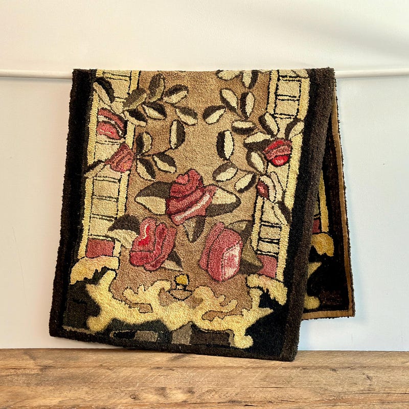 Hooked Wool Rug - Etsy