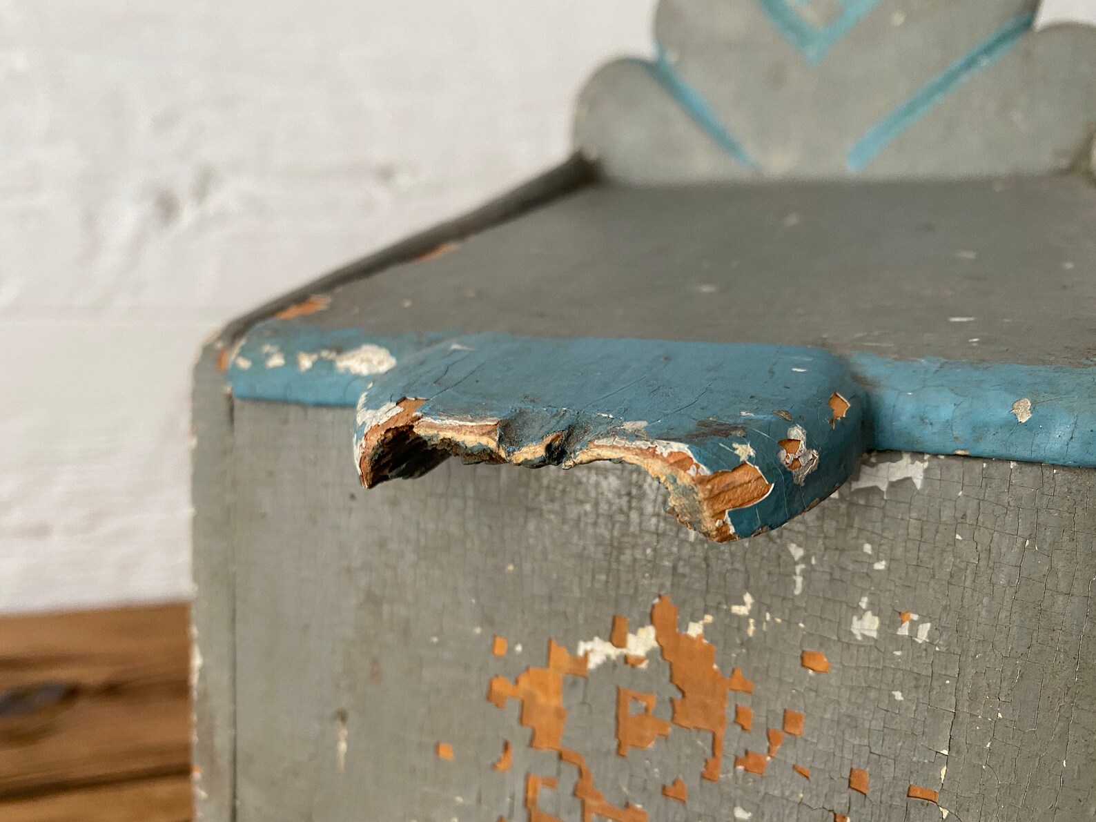 Antique Wall-mounted Salt Box Primitive Wood Box With Its - Etsy Canada