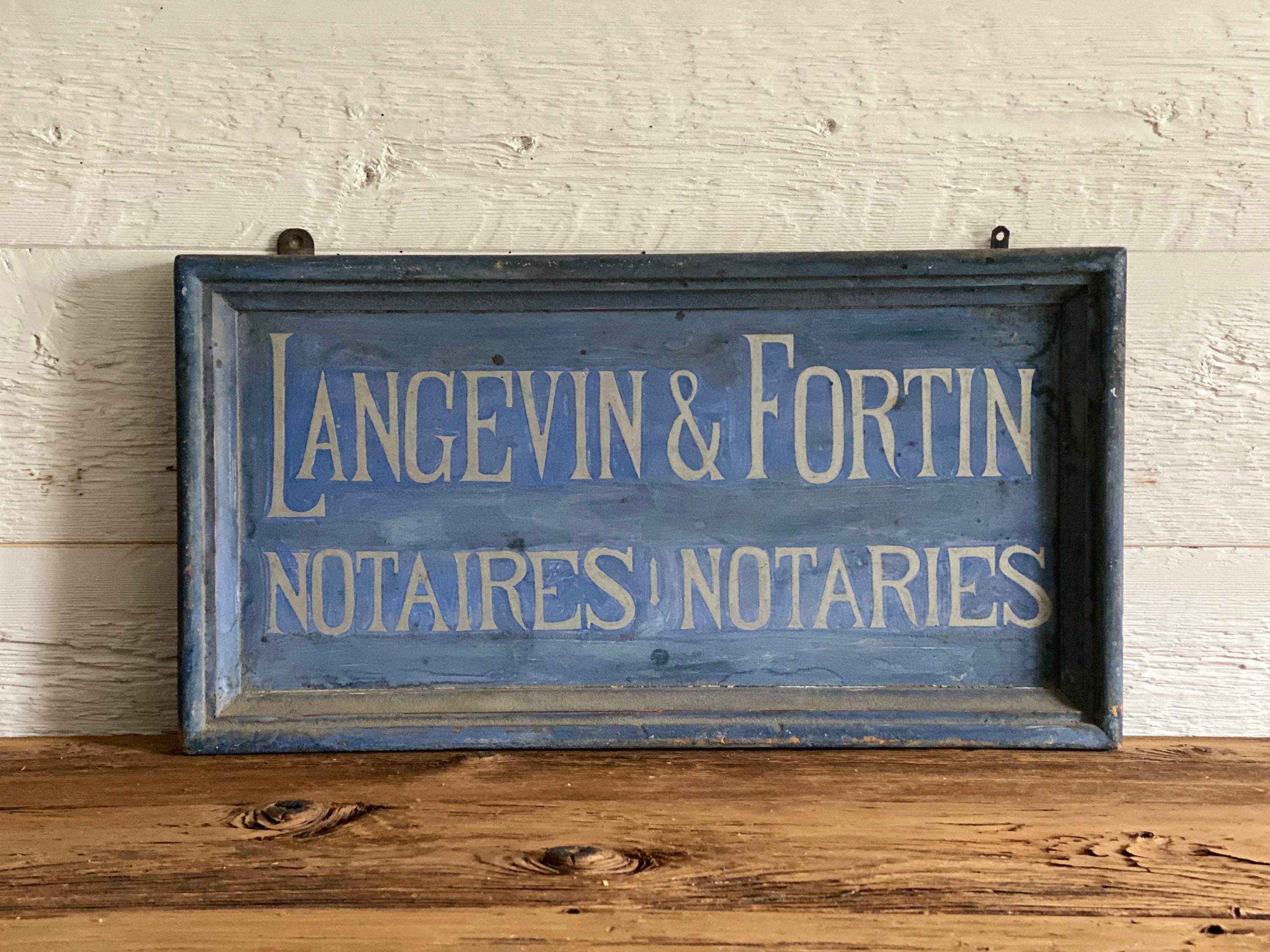 Antique Wooden Trade Sign Hand-painted Notary Sign From | Etsy
