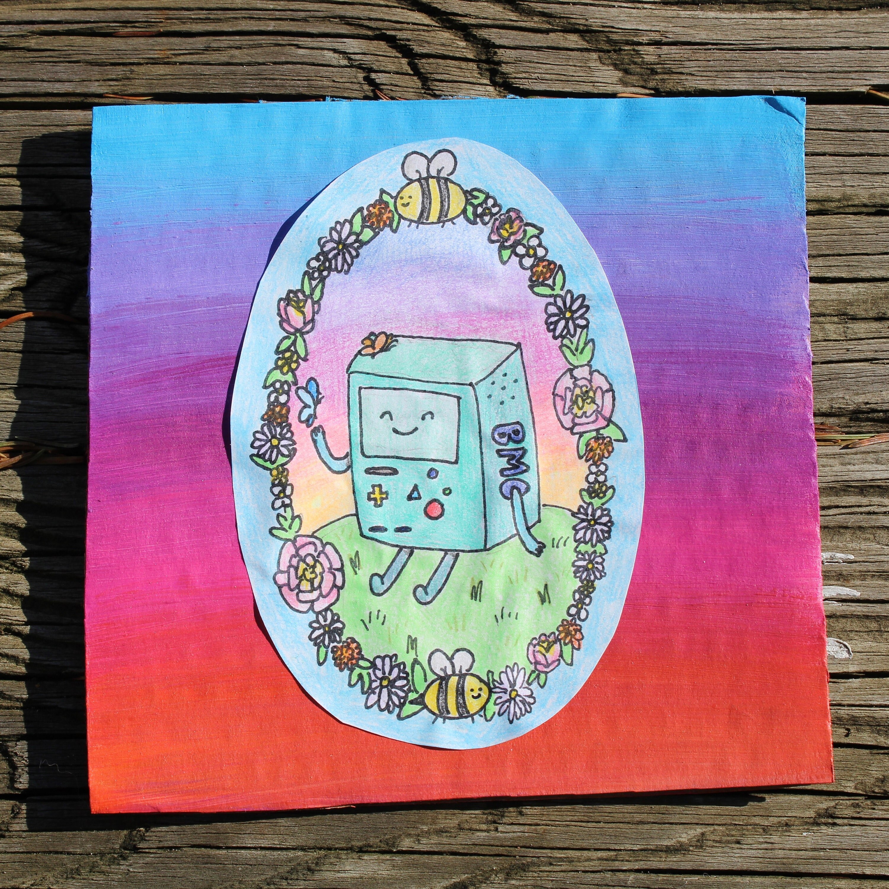 Doodle Art Colored Adventure Time