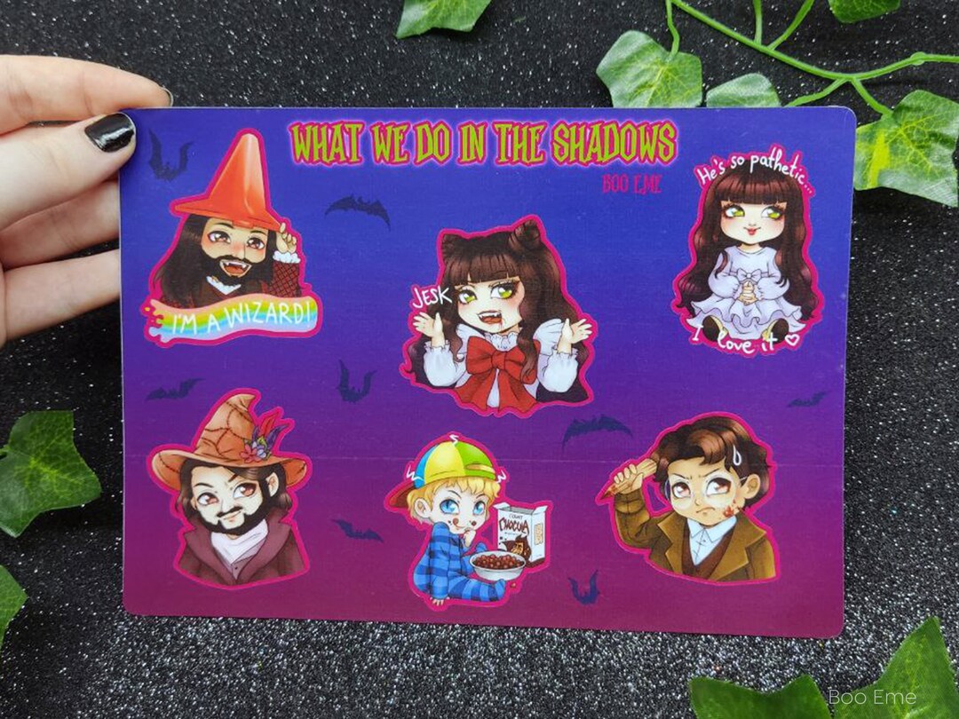 WWDITS What We Do in the Shadows Chibis - A5 Sticker Sheet - Etsy