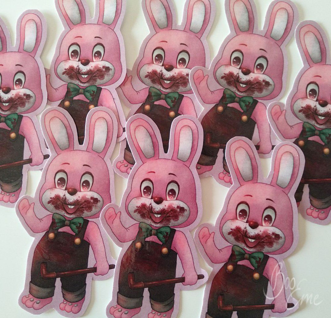 Robbie Rabbit - Silent Hill Fanart Vinyl Stickers - Etsy