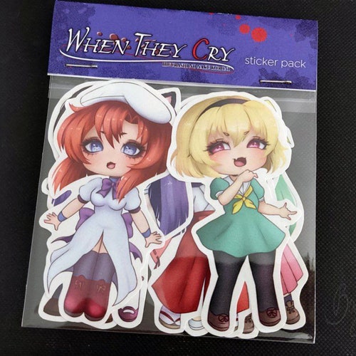 Higurashi When They Cry Chibi Sticker Pack - Etsy