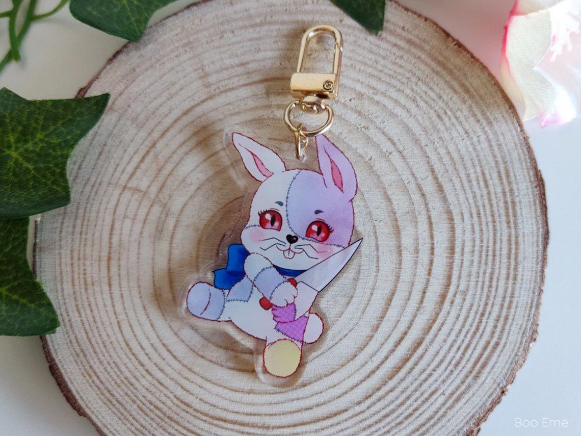 FNAF Security Breach Plushies Fanart Acrylic Keychains - Etsy