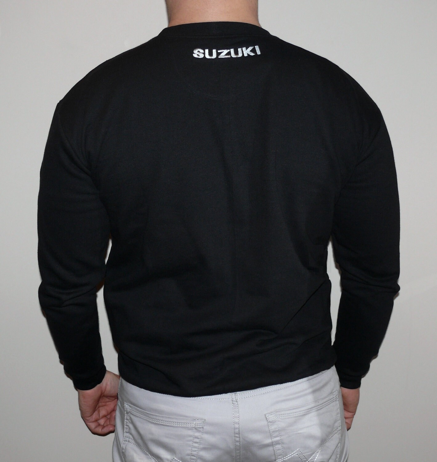 Suzuki GSX-R 600 750 1000 Embroidery Sweatshirt Crew Neck Jersey Long ...