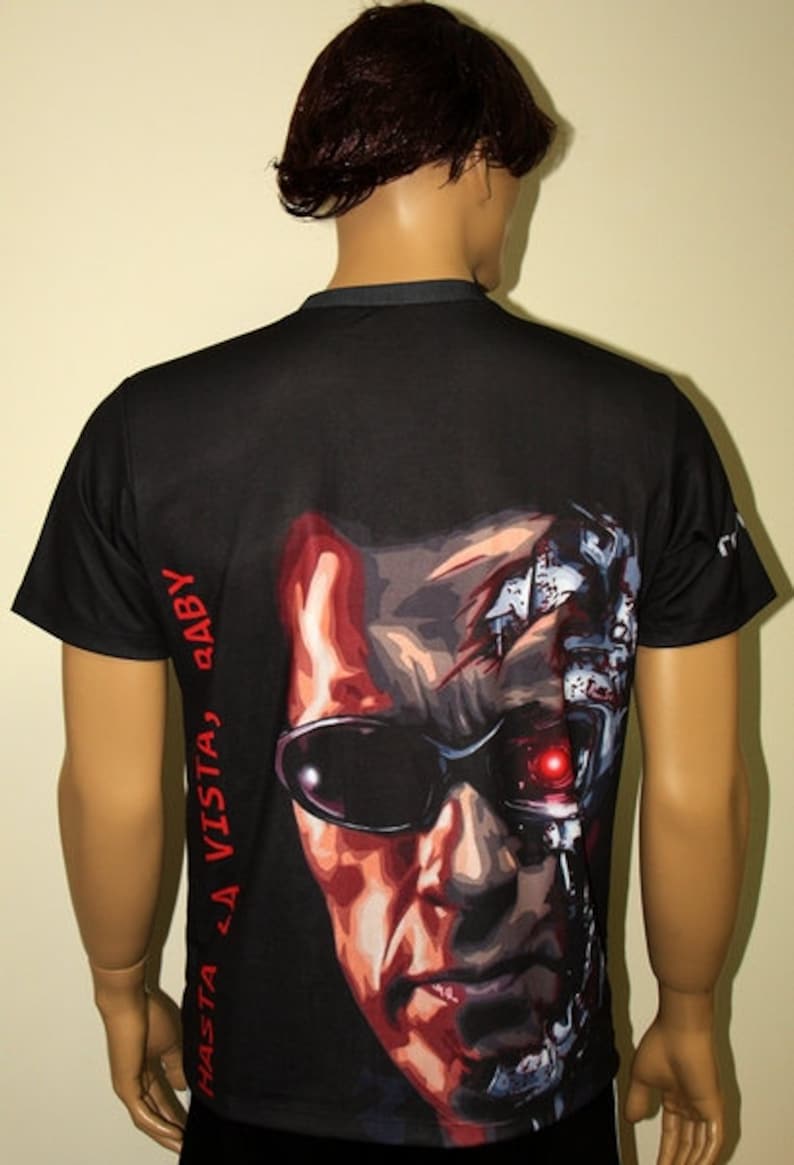 Terminator 1, 2 Arnold Schwarzenegger 3d All Over Print T-shirt Overall ...