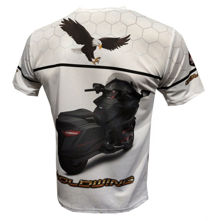 GL 1800 Goldwing Carbon Look Tourer 3d All Over Print T-shirt Overall ...