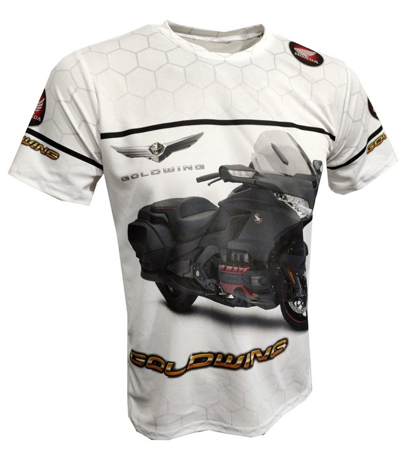 GL 1800 Goldwing Carbon Look Tourer 3d All Over Print T-shirt Overall ...