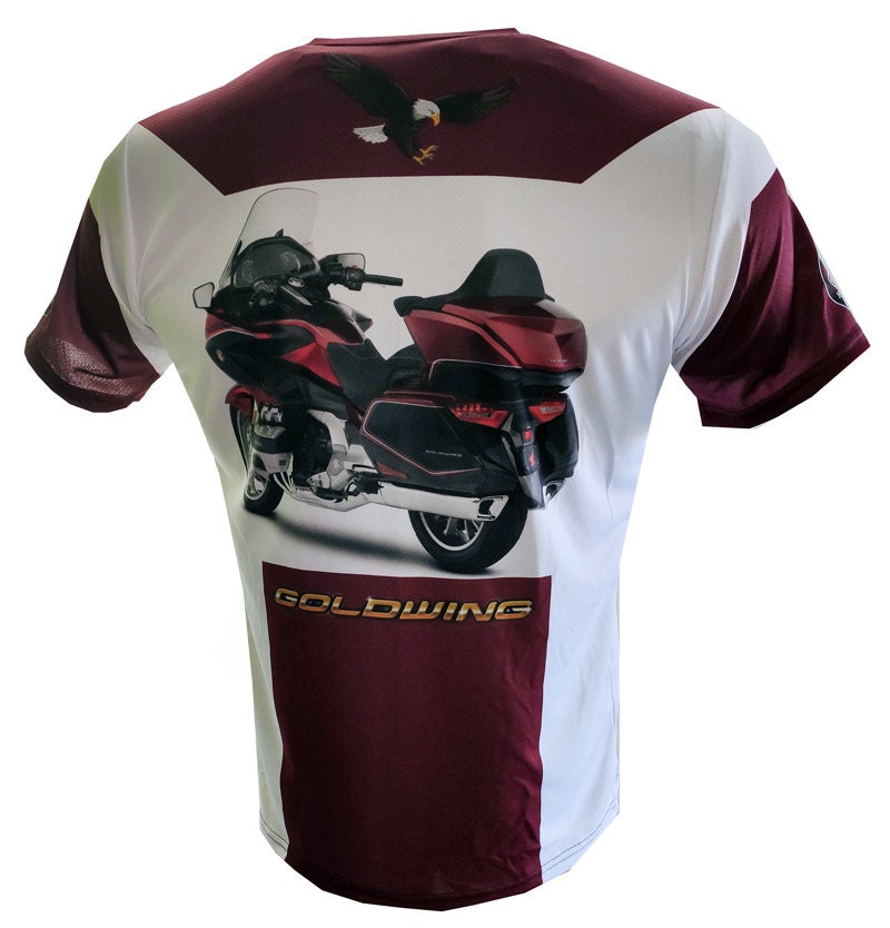 GL 1800 Goldwing Carbon Look Tourer 3d All Over Print T-shirt Overall ...