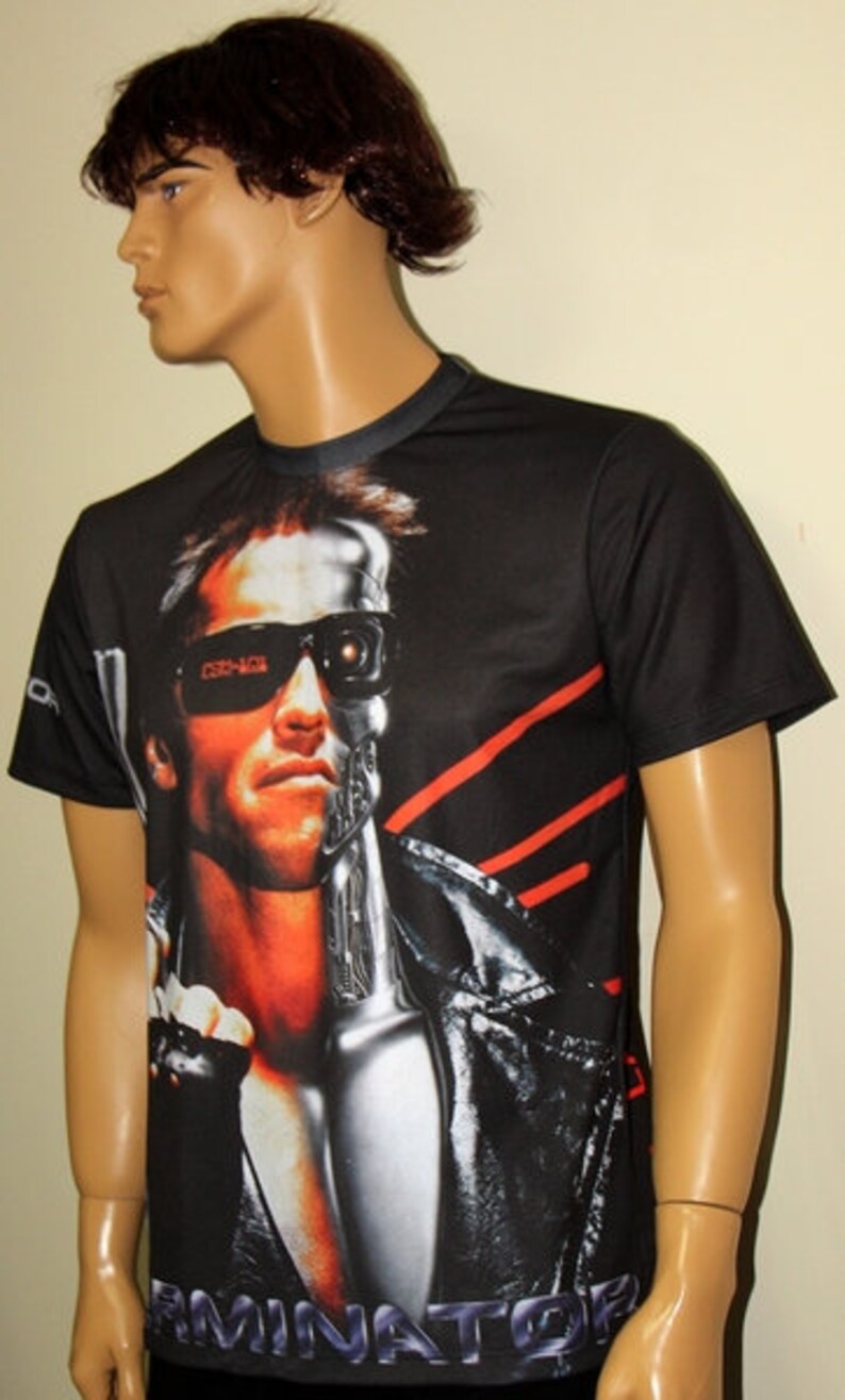 Terminator 1, 2 Arnold Schwarzenegger 3d All Over Print T-shirt Overall ...