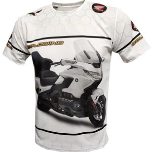 GL 1800 Goldwing Carbon Look Tourer 3d All Over Print T-shirt Overall ...